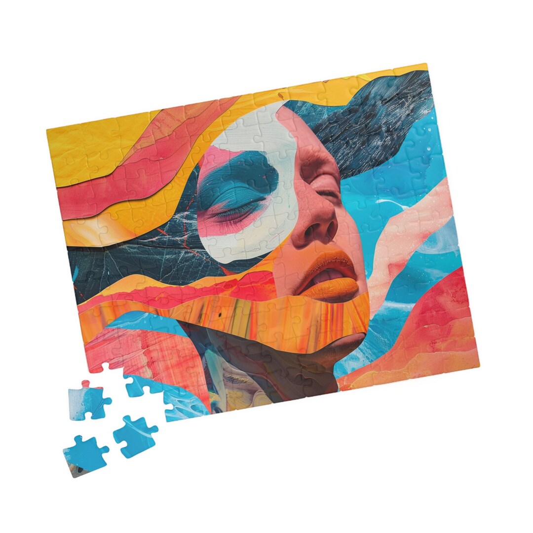 Abstract Face Puzzle 110, 252, 520, 1014-piece - Etsy