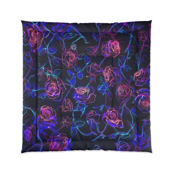 Neon Comforter - Etsy