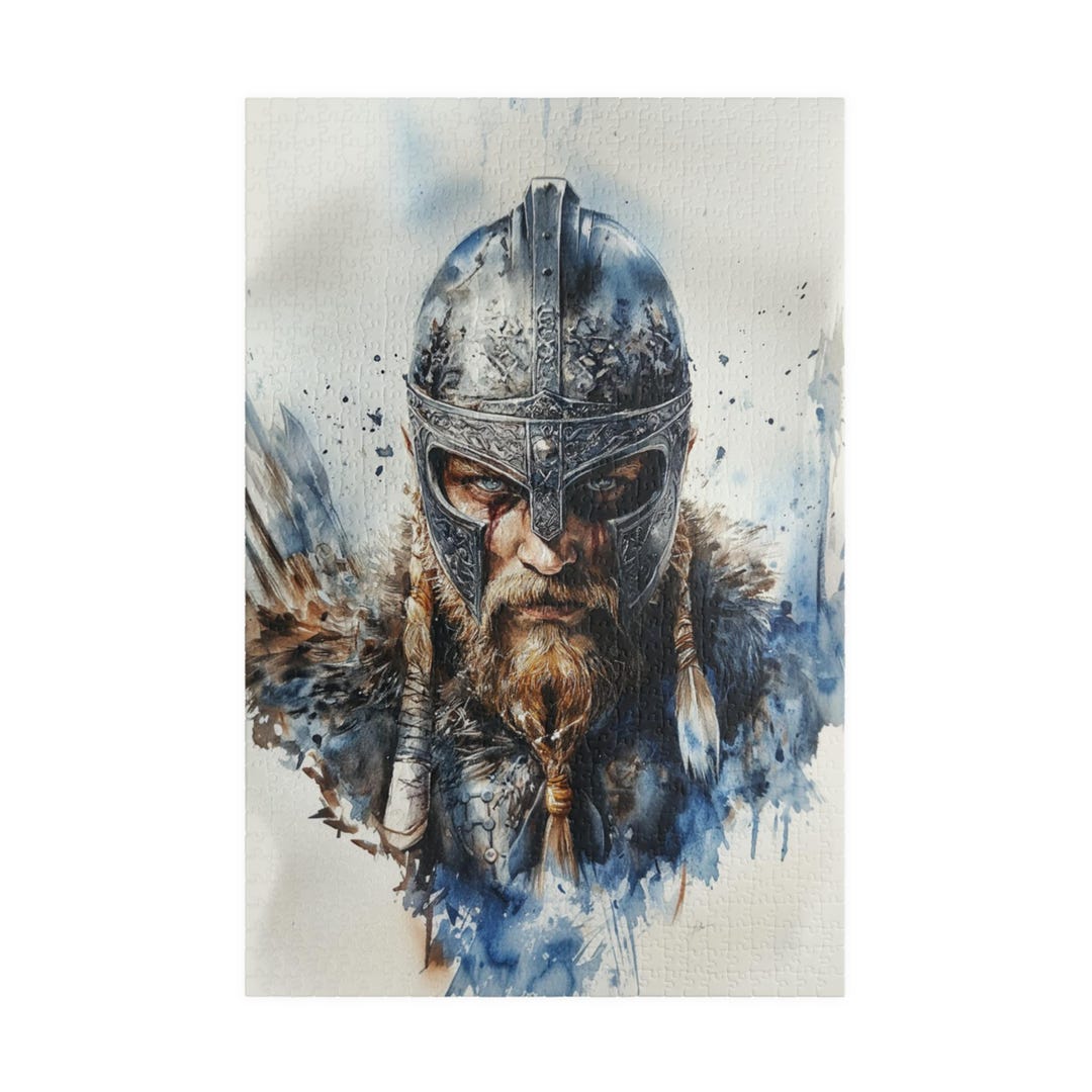 Viking Watercolor Puzzle (110 252 520 1014-piece) Jigsaw Puzzle Adults ...
