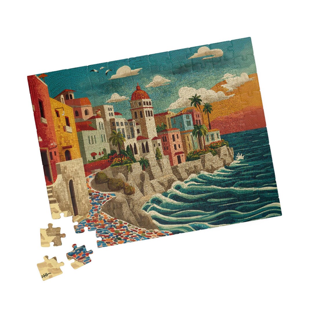 Cancun Ocean View Puzzle (110 252 520 1014-piece) Mexico Mosaic Puzzle ...