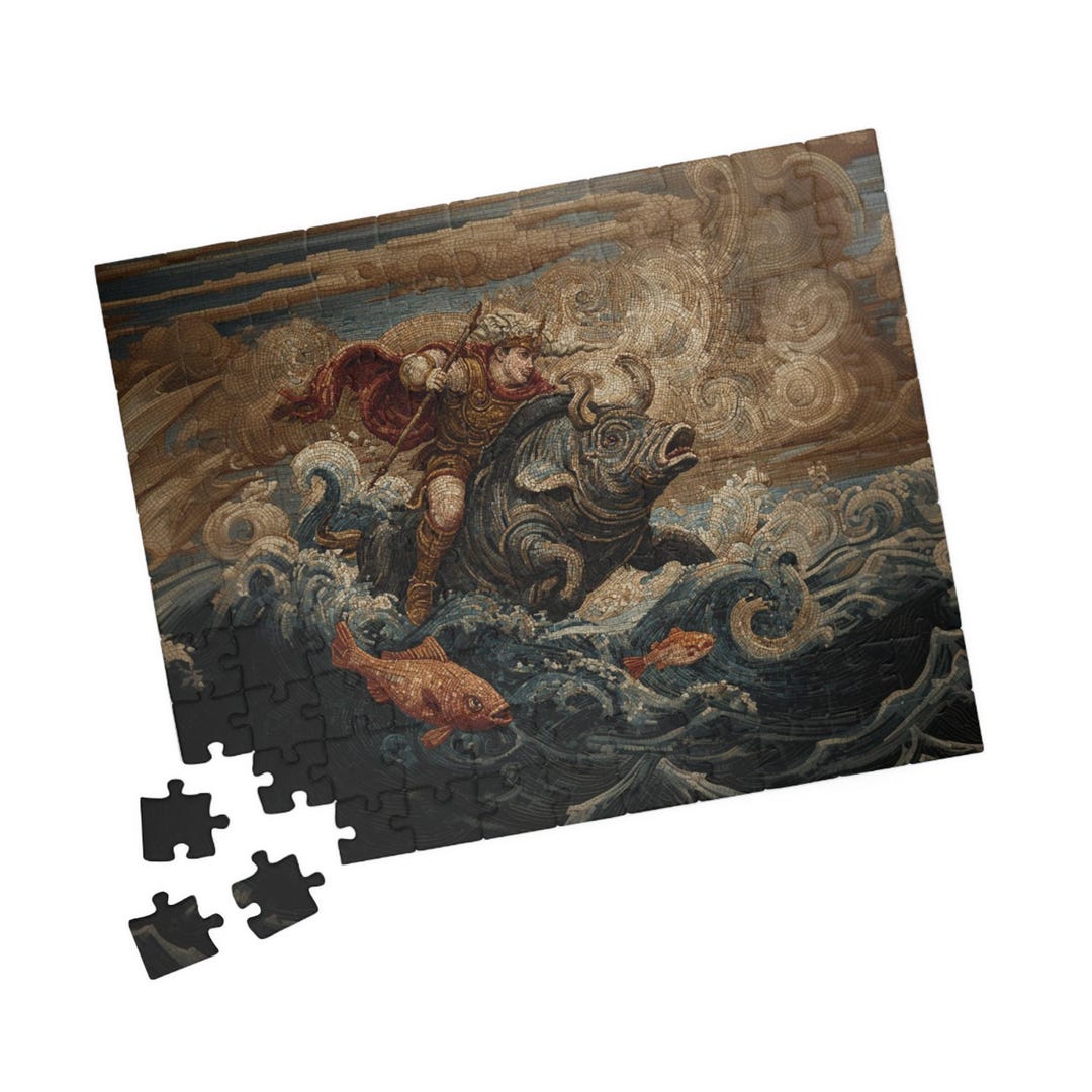 Artimus Greek Mythology Puzzle (110 252 520 1014-piece) Man Riding a ...