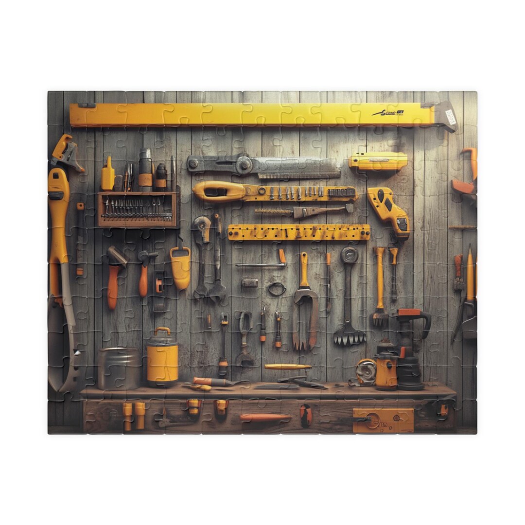 Tools Puzzle (110, 252, 520, 1014-piece) Construction Tools Puzzle ...