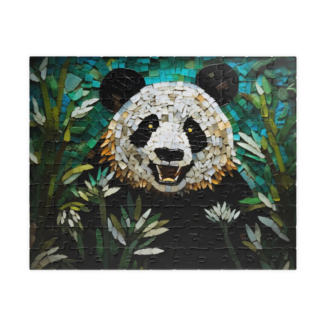 Panda Bear Puzzle 110, 252, 520, 1014-piece Animal Puzzle, Adult Puzzle ...