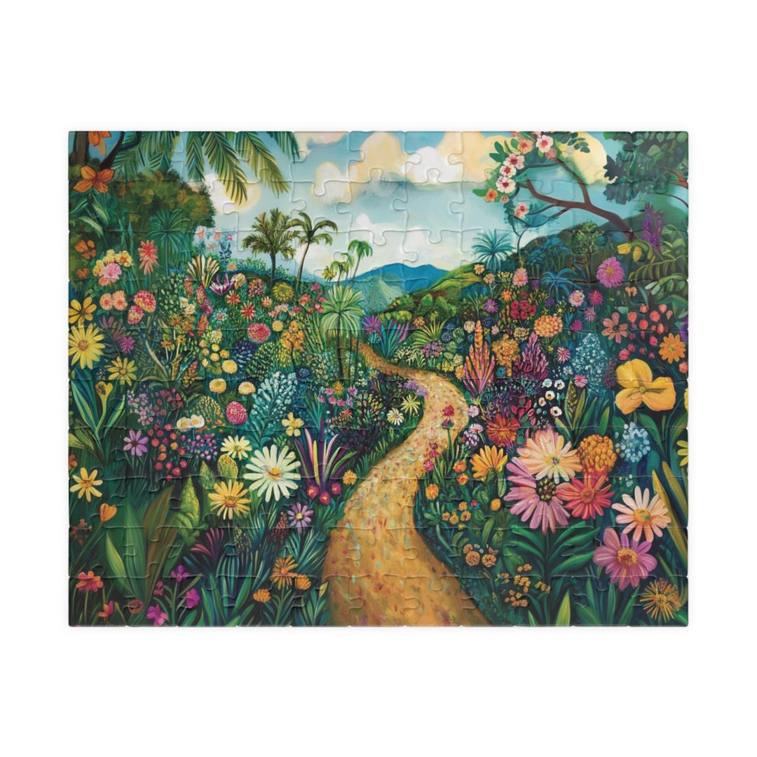 Wildflowers Puzzle (110 252 520 1014-piece) Flowers Puzzle Flower ...