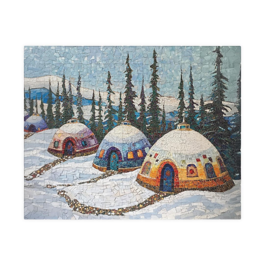 Igloo Mosaic Puzzle 110, 252, 520, 1014-piece, Jigsaw Puzzle, Brain ...