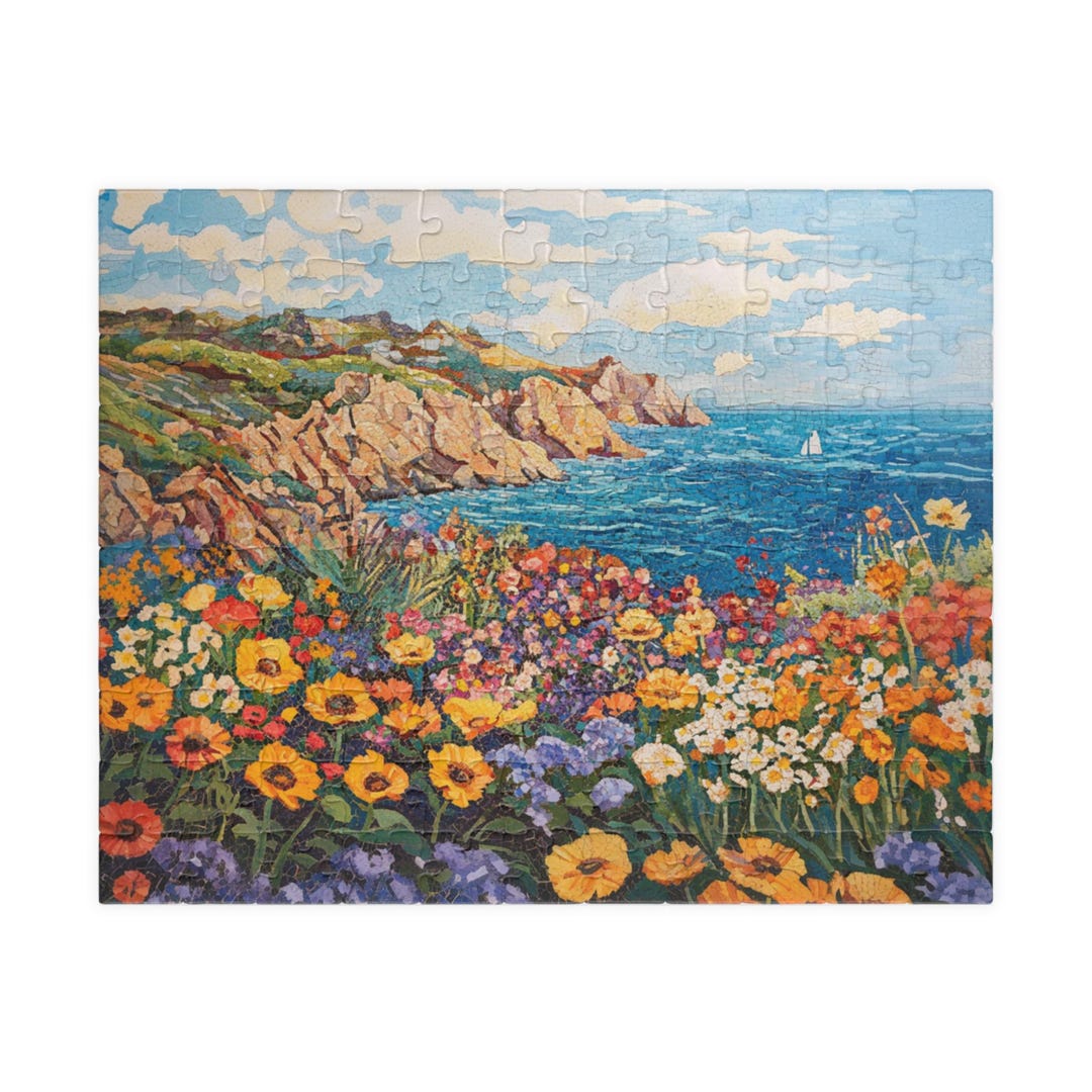 California Puzzle (110, 252, 520, 1014-piece) Ocean View Puzzle - Etsy
