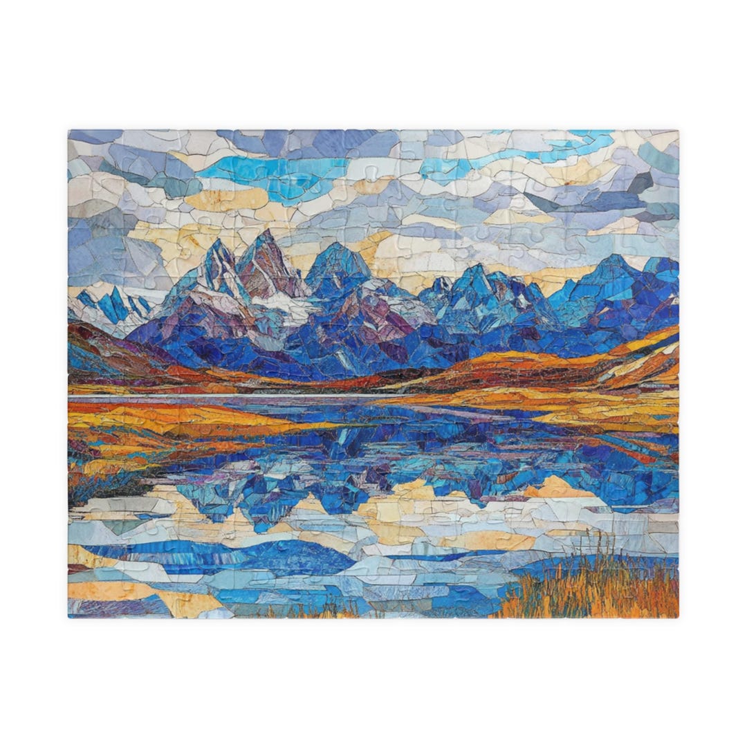 Alaska Mountains Puzzle (110, 252, 520, 1014-piece), Landscape Jigsaw ...