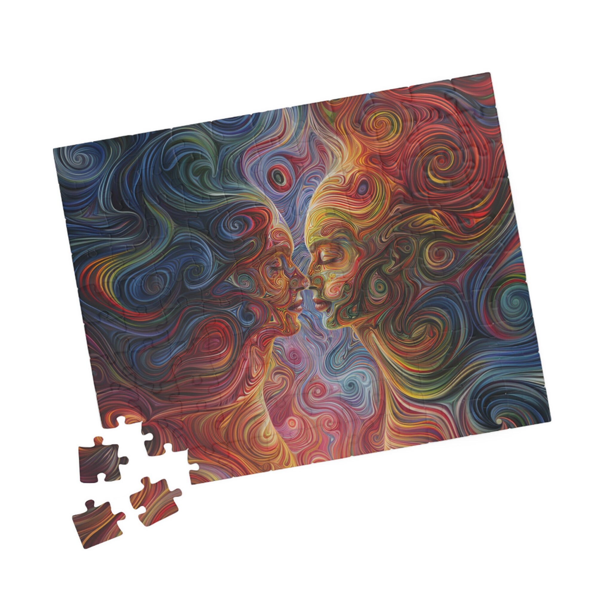 Man Face Woman Face Puzzle 110, 252, 520, 1014-piece - Etsy