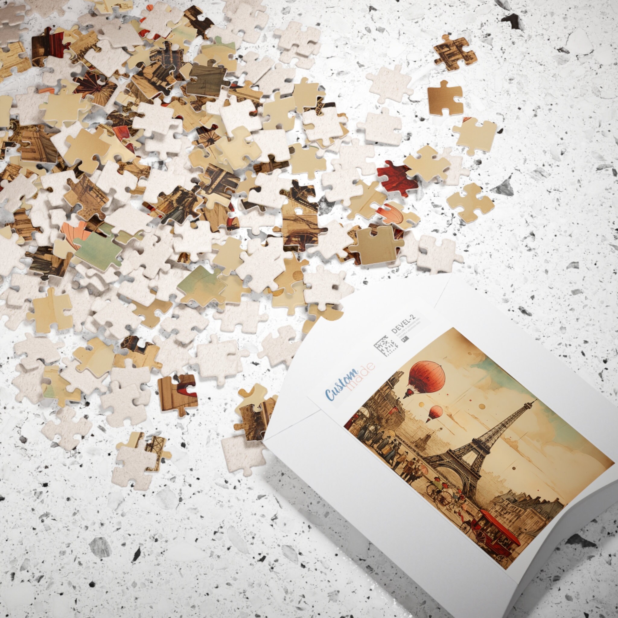 Eiffel Tower Puzzle 110, 252, 520, 1014-piece France Puzzle, Jigsaw ...