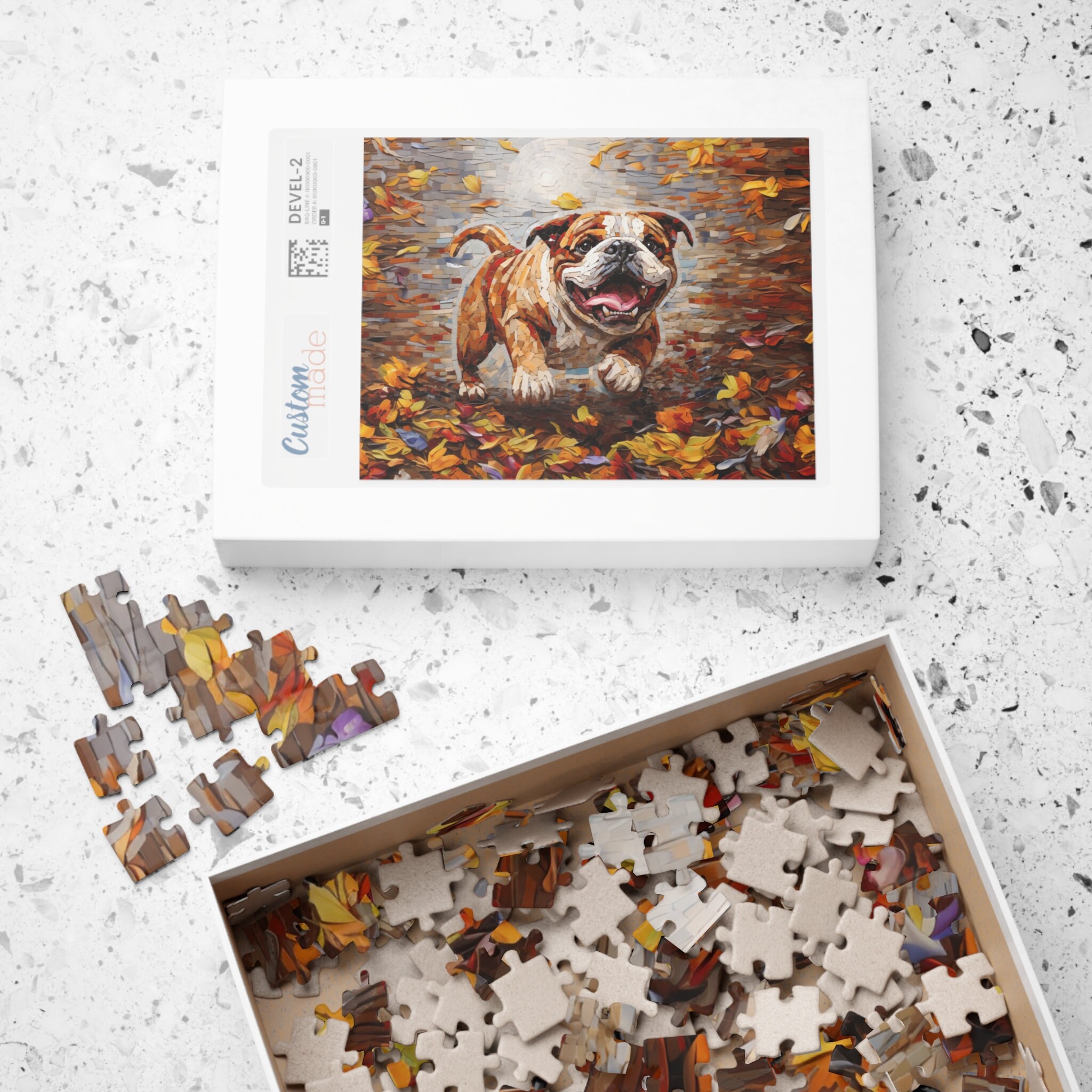 Bulldog Puzzle 110, 252, 520, 1014-piece Dog, Jigsaw Puzzle, Brain ...