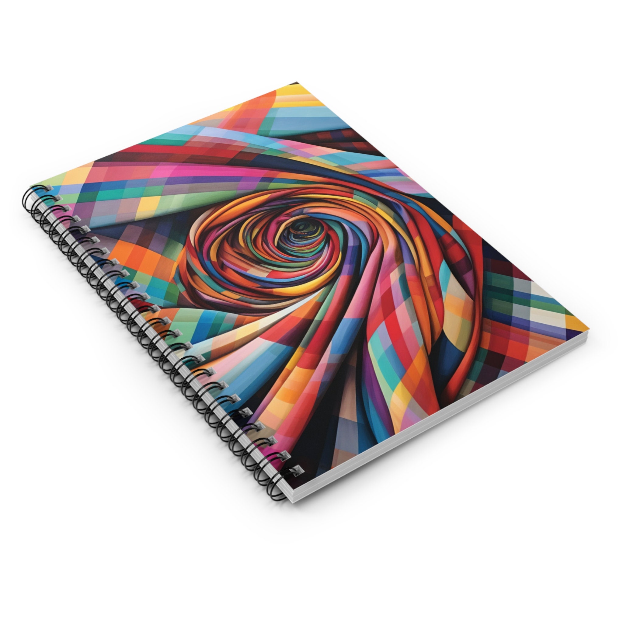 Plaid Notebook, Spiral Notebook Ruled Line - Etsy