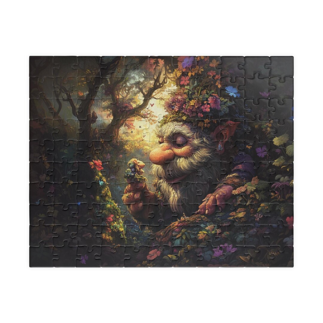 Troll Magic Puzzle (110, 252, 520, 1014-piece), Jigsaw Puzzzle, Black ...