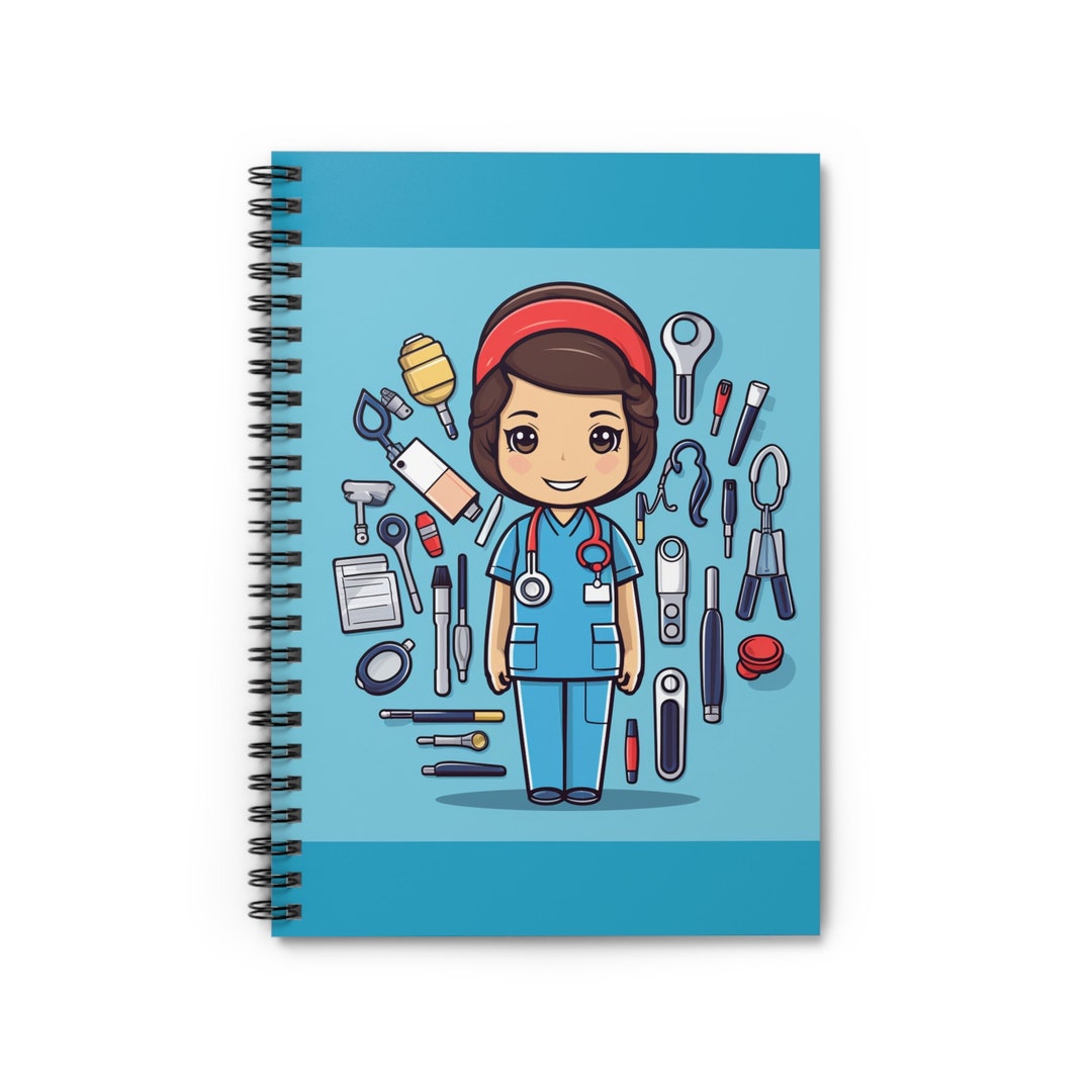 Nurse Spiral Notebook: Ruled Line Journal, Back to School Supplies (6x8 ...