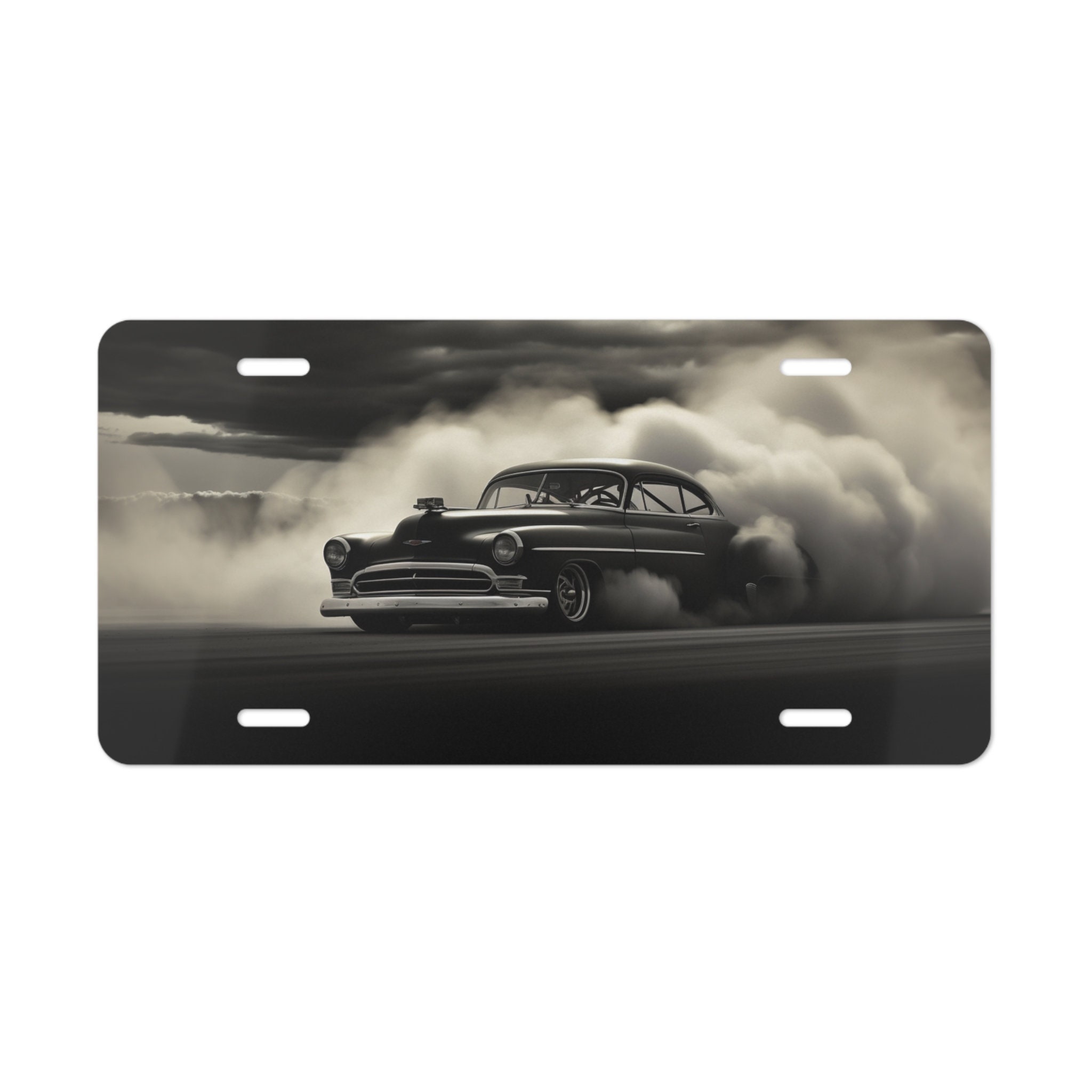 Drag Racing Old Fashioned Car, Vanity Plate, Retro Car, Front of Car - Etsy