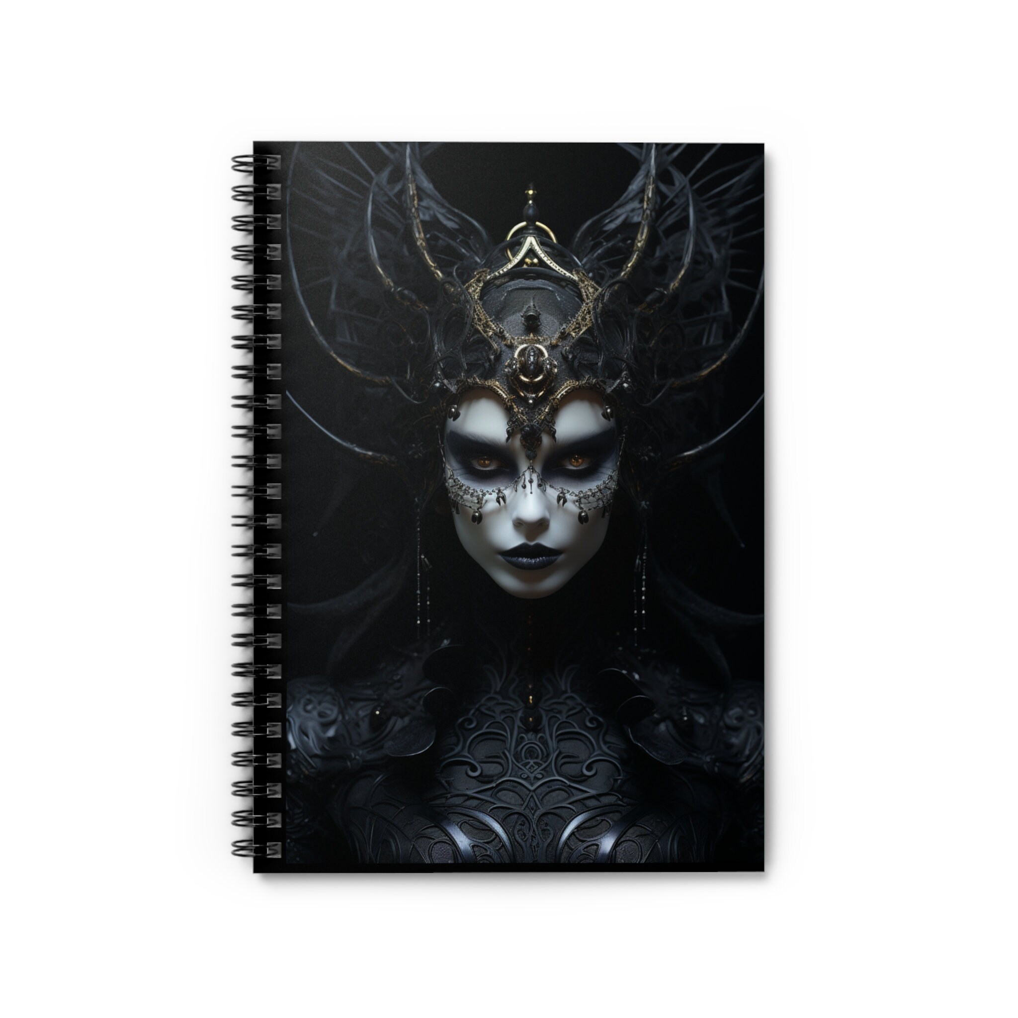 Gothic Notebook, Spiral Notebook Ruled Line - Etsy