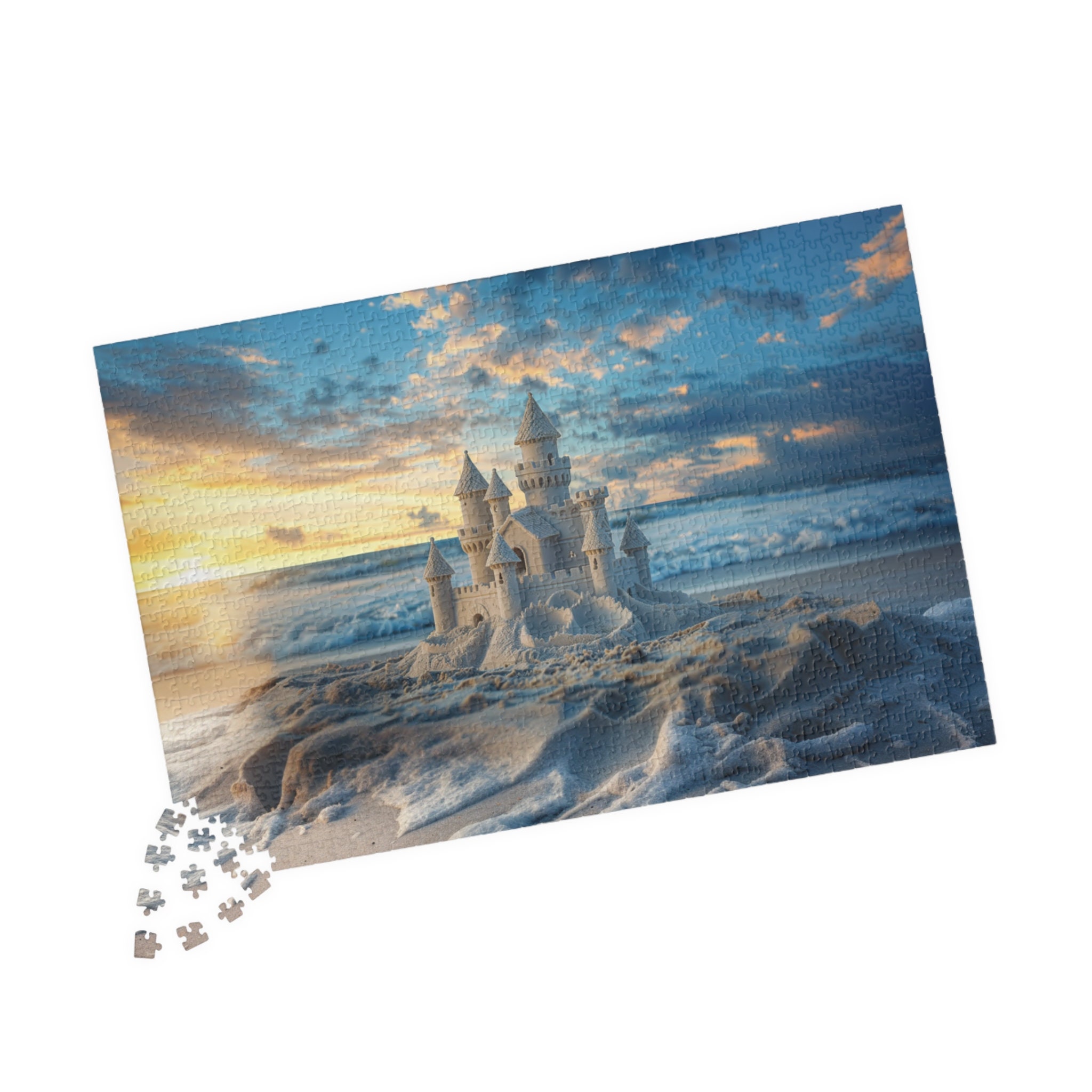 Sand Castle Beach Puzzle 110, 252, 520, 1014-piece, Jigsaw Puzzle ...