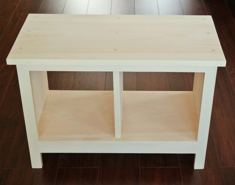 24 Inch Unfinished Entryway Bench Custom Furniture Shoe Cubby - Etsy