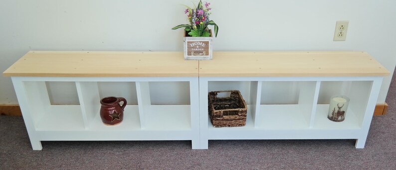 Two-tone Bench Entryway/mudroom Bench Bench Seat Entertainment | Etsy