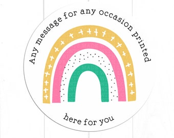 Farm Birthday Party Stickers Sweet Cone Labels Thank You | Etsy UK