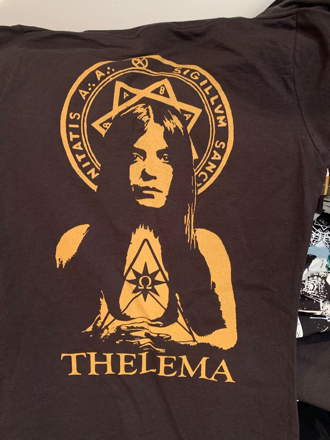Thelema T Shirt Back Printed. Logo on the Front. Just 3 Printed. Just ...