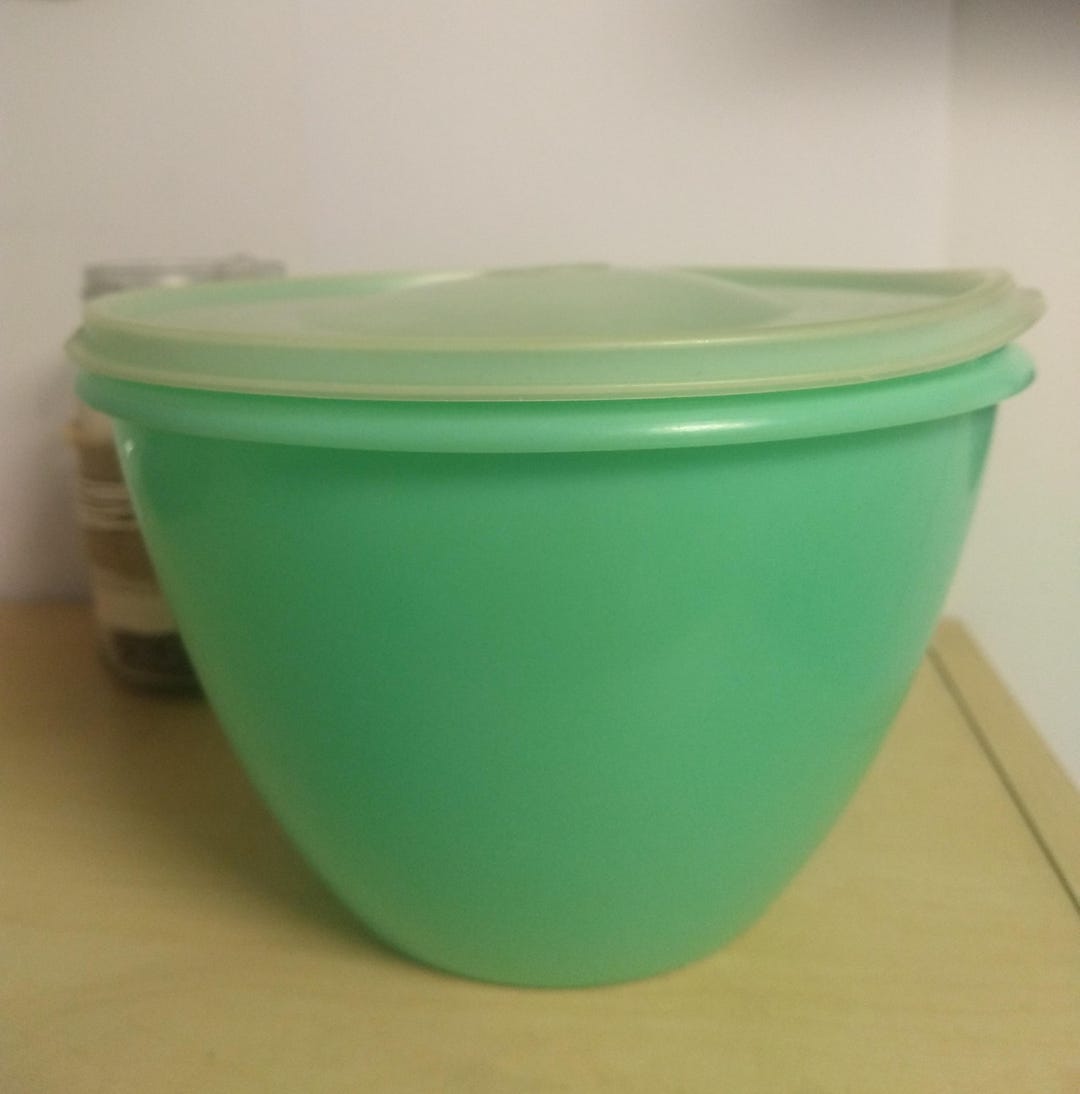 Vintage Tupperware Jadeite Lettuce Crisper Bowl With Lid #679 1970s - Etsy