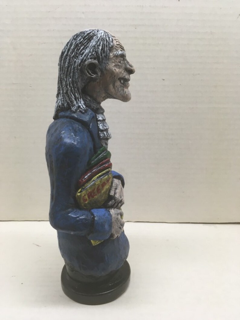 Uncle Creepy Statue Hand Made Horror Host Warren Comic Magazine Art ...