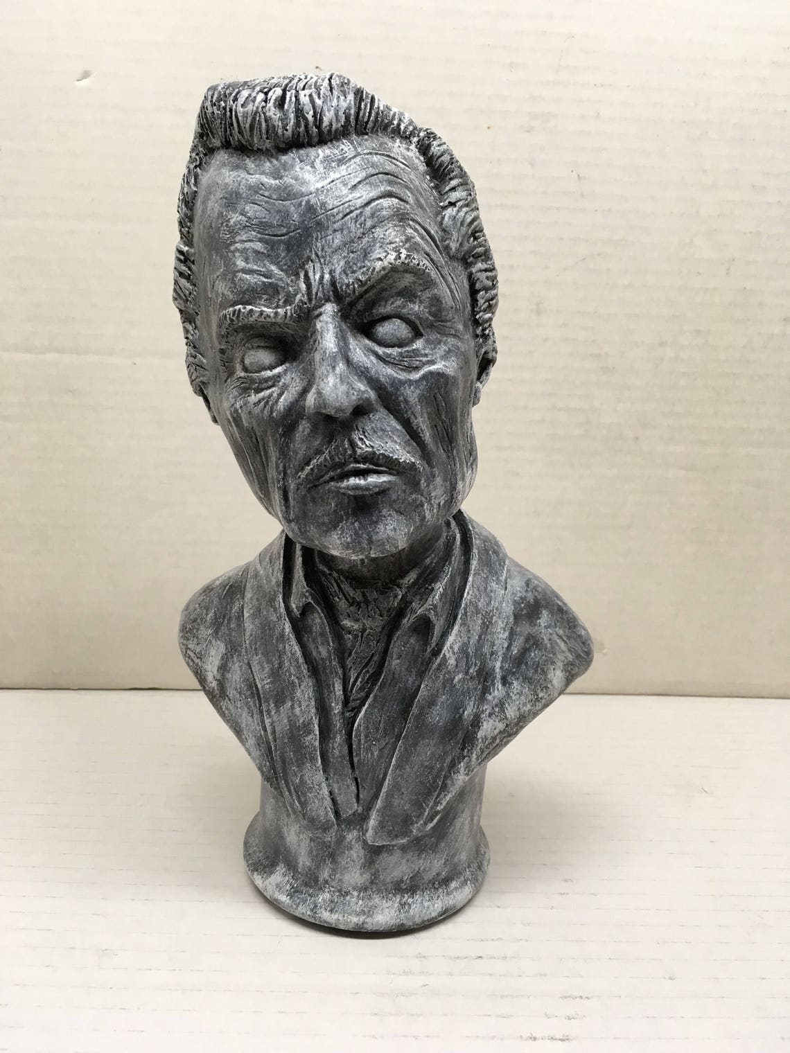 Vincent Price bust statue hand made horror sculpture | Etsy