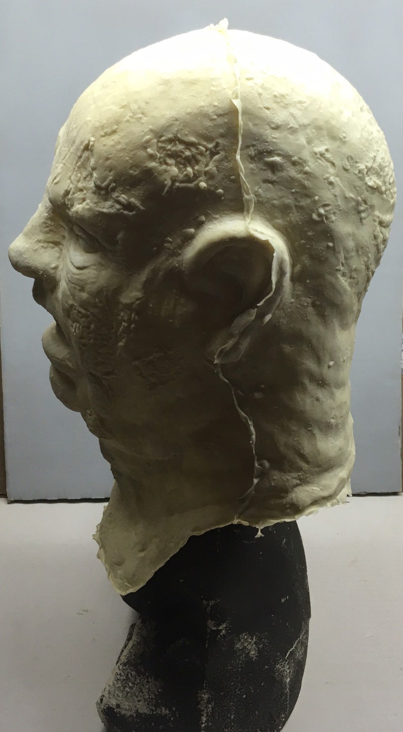 Fat bloated chubby Zombie Raw Blank Latex Mask Prop Hand Made | Etsy