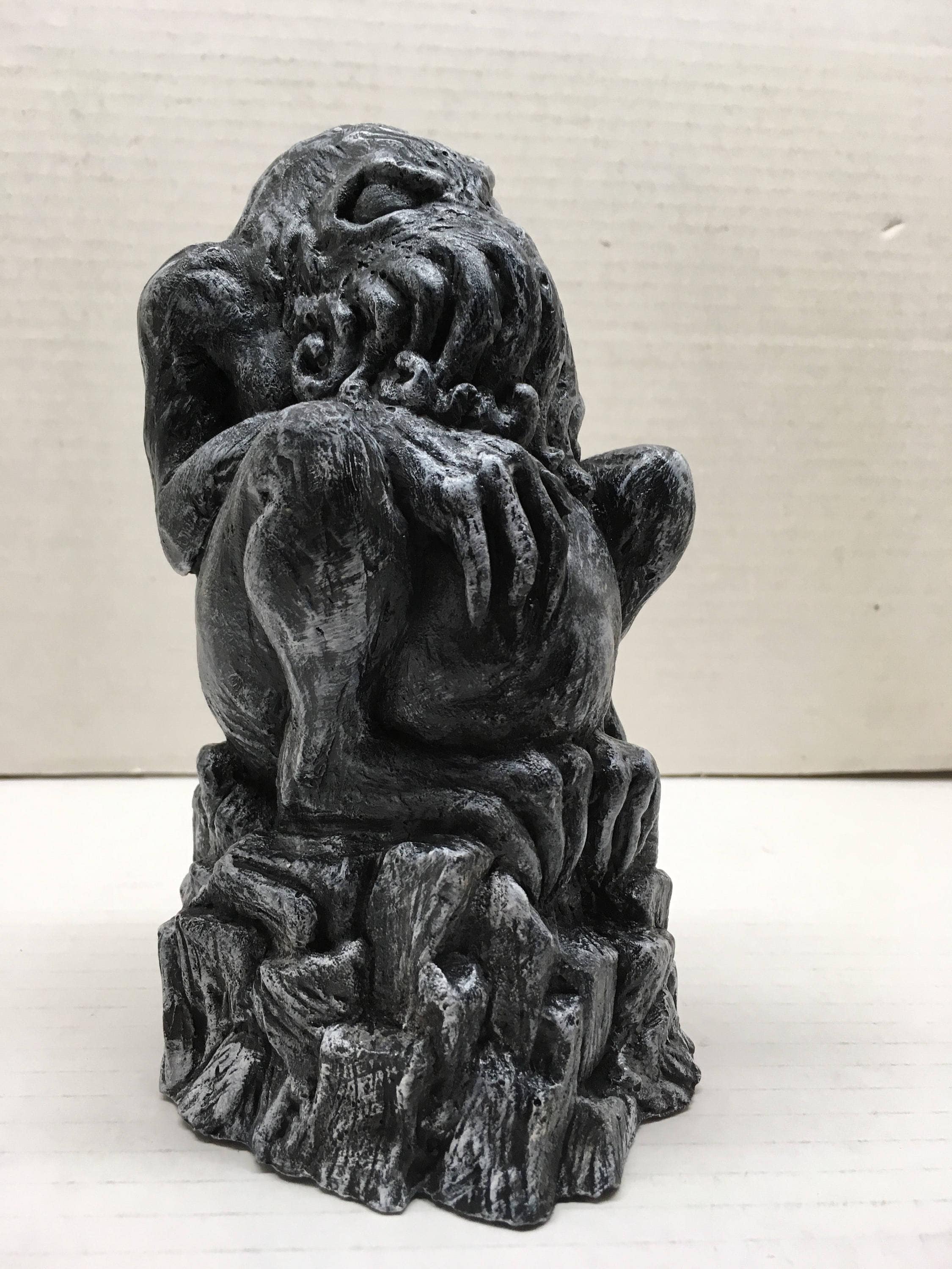 Cthulhu Statue HP Lovecraft Bust Hand Made Cosmic Horror Great Old One ...