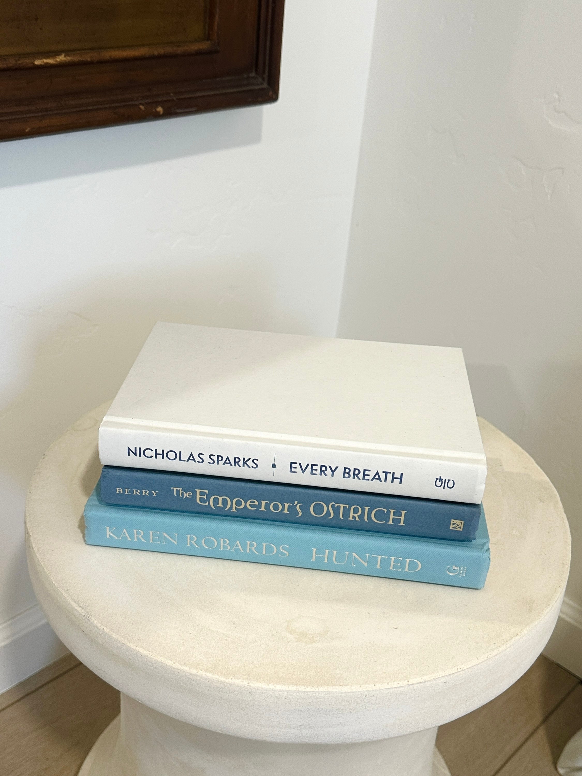 Blue Book Decor Decorative Blue Book Set Blue Books Blue Books Staging ...