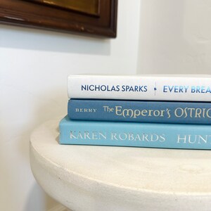 Blue Book Decor- Decorative Blue Book Set - Blue Books - Blue Books ...