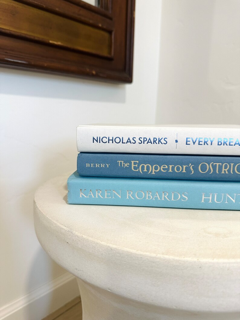 Blue Book Decor- Decorative Blue Book Set - Blue Books - Blue Books ...