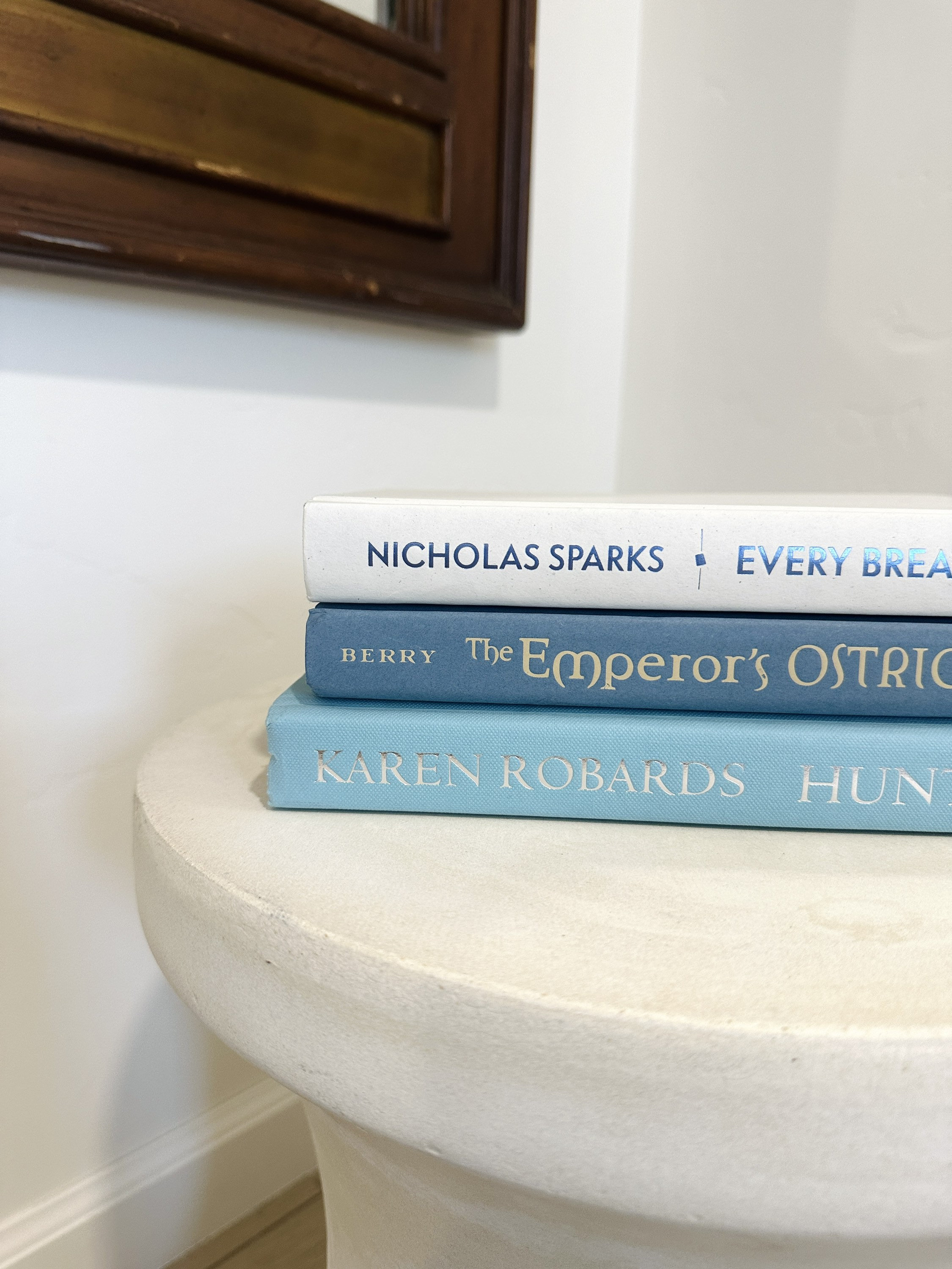 Blue Book Decor Decorative Blue Book Set Blue Books Blue Books Staging ...