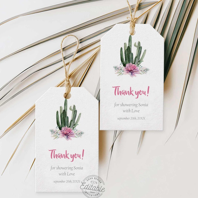 Succulent Gift Tag - 60+ Gift Ideas for 2025