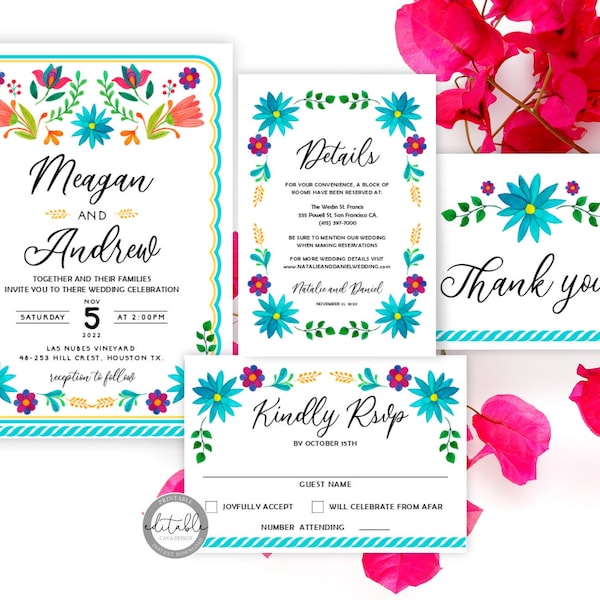 Destination Wedding Invitation Mexico - Etsy