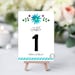 Mexican Themed Wedding Table Numbers, Editable Table Number Cards ...