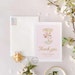 Petals and Prosecco Thank You Card, Bubbly Bridal Shower Thank You Card ...