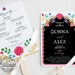 Fiesta Wedding Program Fan Template Destination Wedding - Etsy