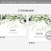 Editable Boho Wedding Custom Printable Sign, Printable Olive Branch ...