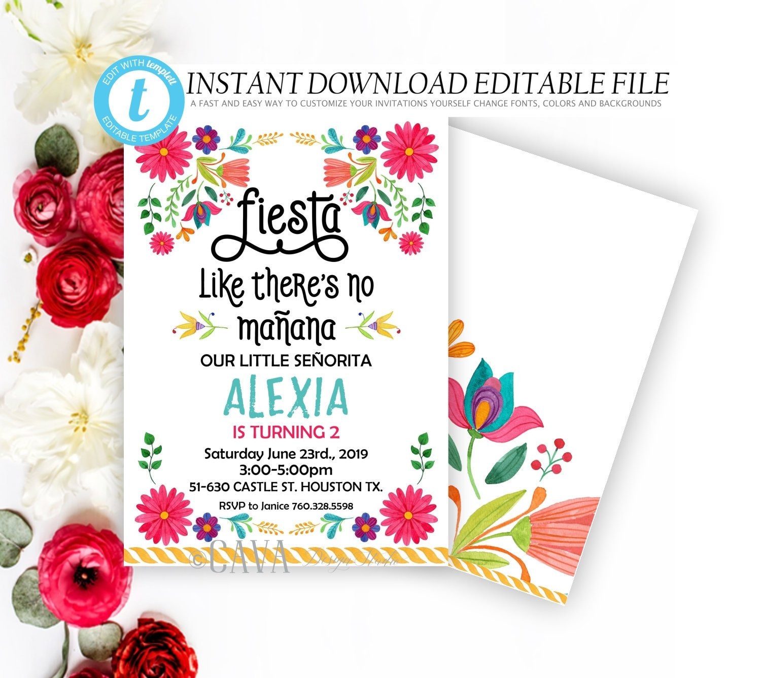 Diy Fiesta Invitations