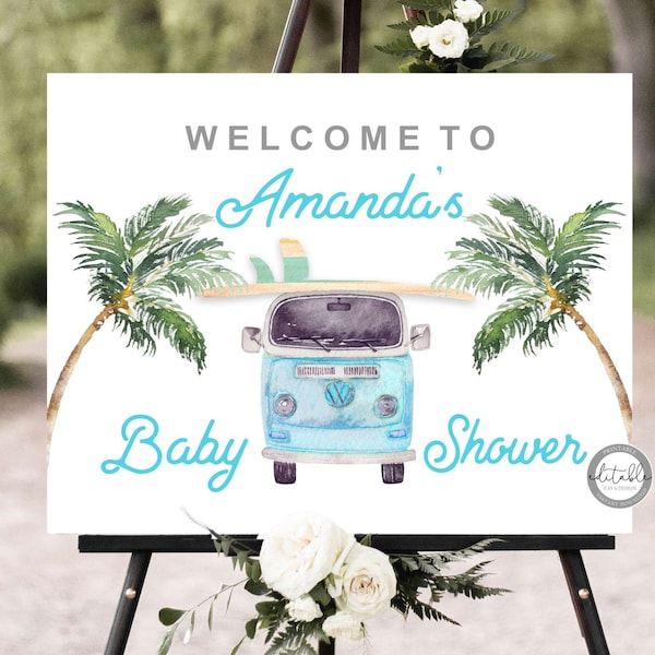 Beachy Welcome Sign - Etsy