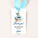 Printable Summer Birthday Gift Tags, Beach Birthday Thank You Tags ...