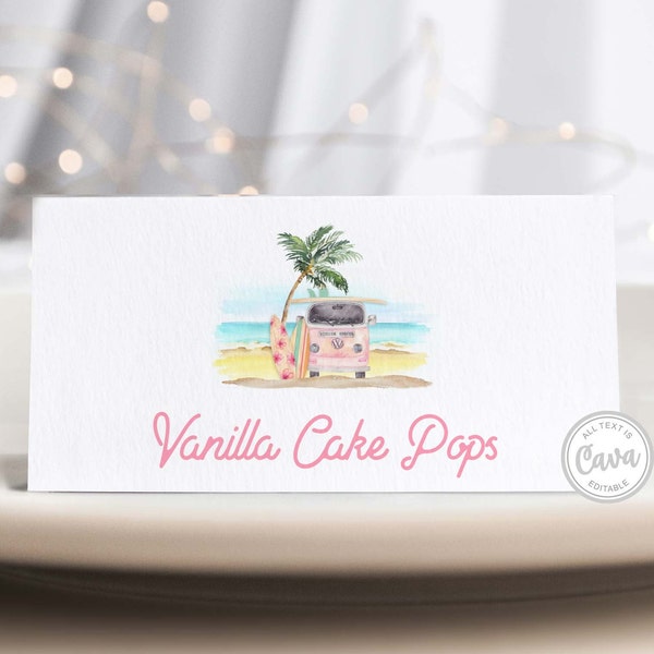 Beach Food Labels - Etsy