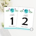 Mexican Themed Wedding Table Numbers, Editable Table Number Cards ...