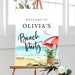 Beach Party Printable Welcome Sign, Summer Birthday Welcome Sign, Pool ...