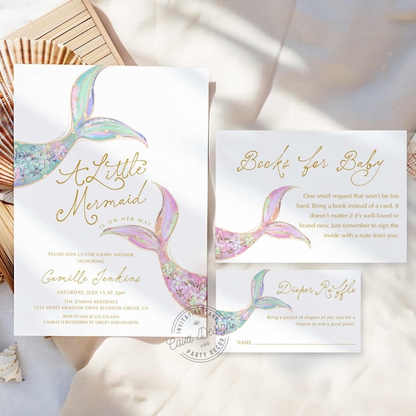 Mermaid Themed Baby Shower Printable Game - Etsy