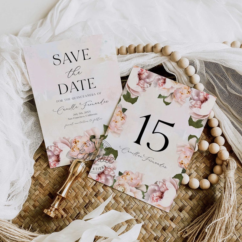 Save the Date Quinceanera - Etsy