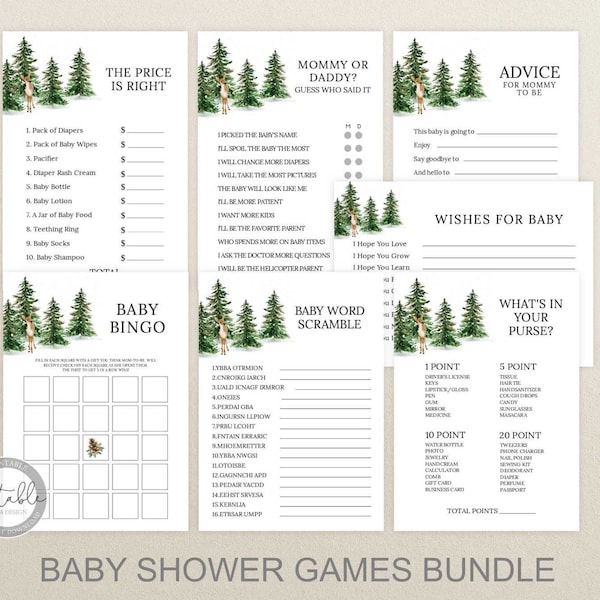 Deer Baby Shower - Etsy