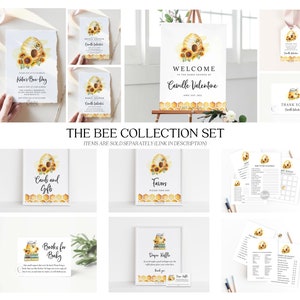 Bee Birthday Cards and Gifts Sign, Printable Honey Bee Cards and Gifts ...