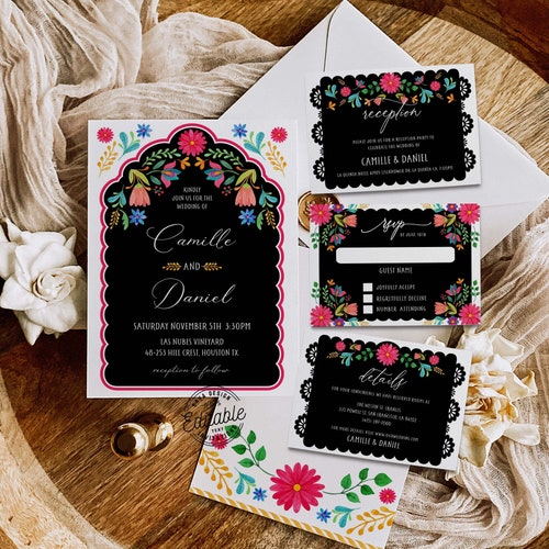 Fiesta Party Invitations Homemade